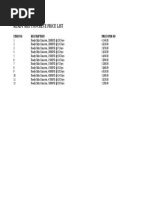 Structural Steel Price List | PDF | Metalworking | Materials