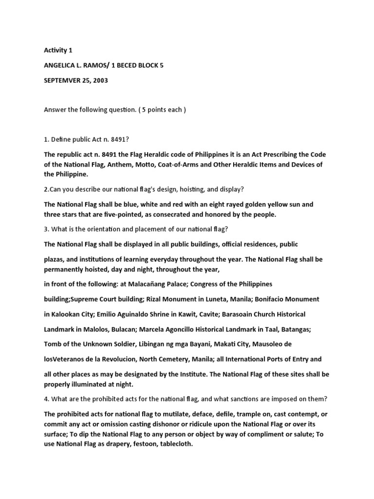 National Flag Code and Display Guidelines | PDF