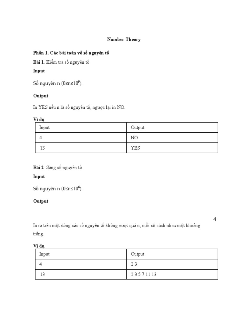 Basic Number Theory | PDF