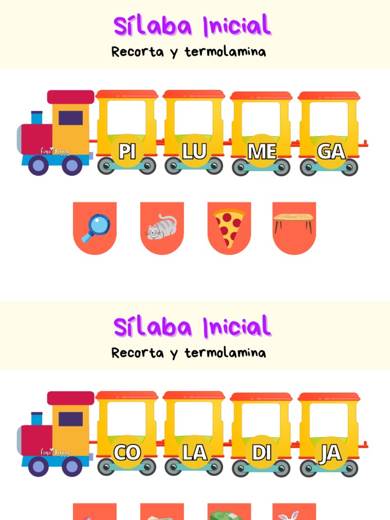 7. Tren Sílaba Inicial | PDF