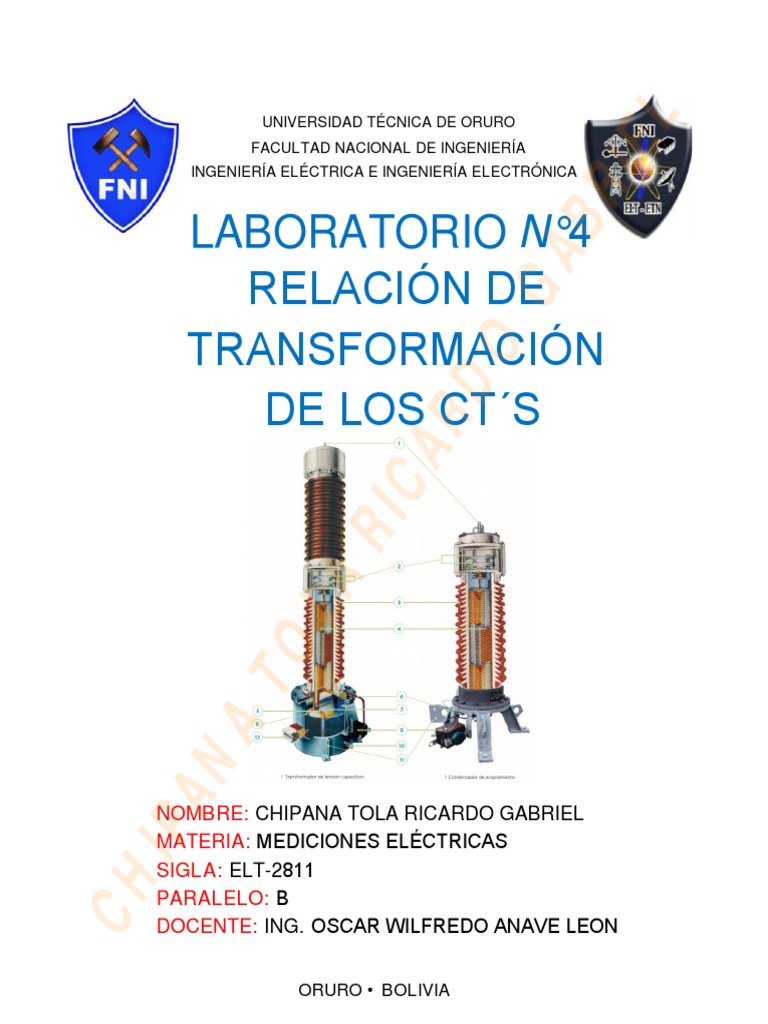 Chipana Tola Ricardo Gabriel Lab 4 Elt 2811 B | PDF