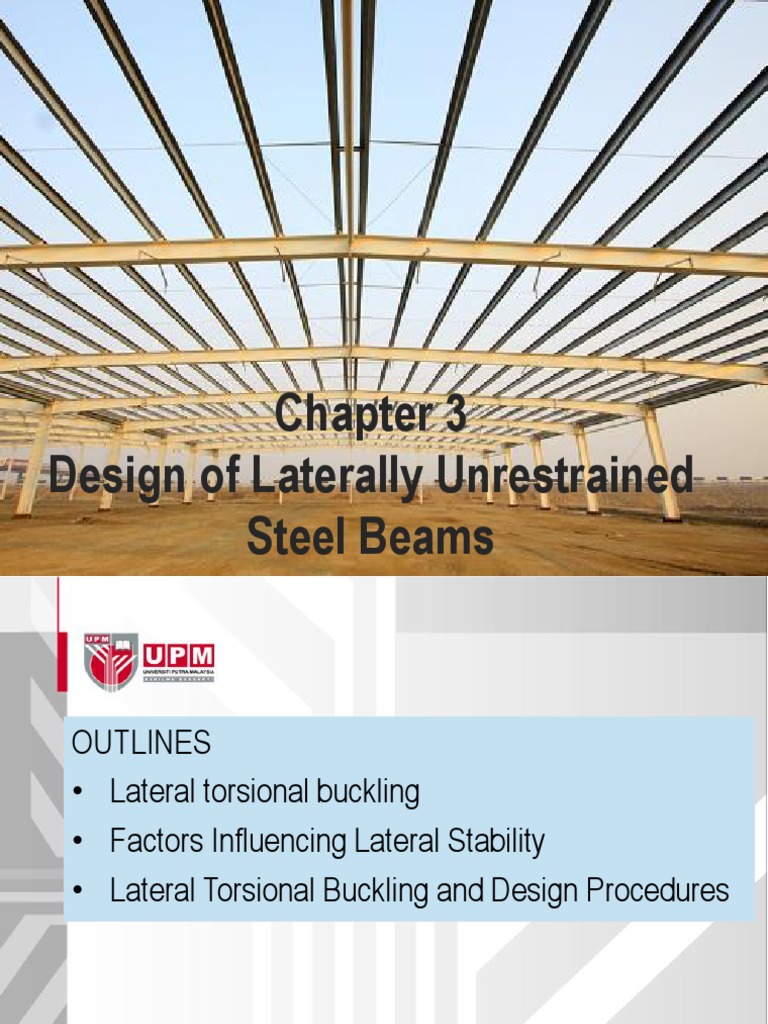 Chapter 3 Design of Laterally Unrestrained Steel 230409 203717 | PDF ...