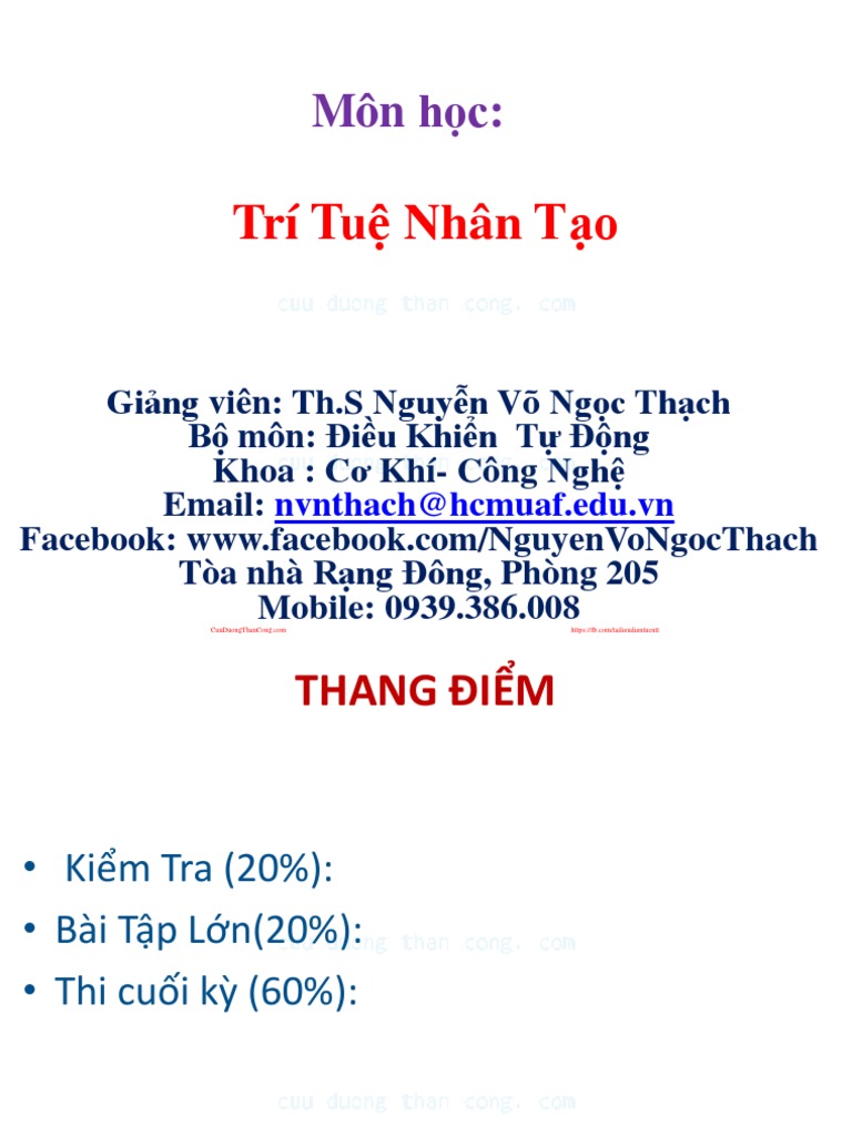 Tri Tue Nhan Tao Nguyen Vo Ngoc Thach Chuong1 (Cuuduongthancong - Com) | PDF