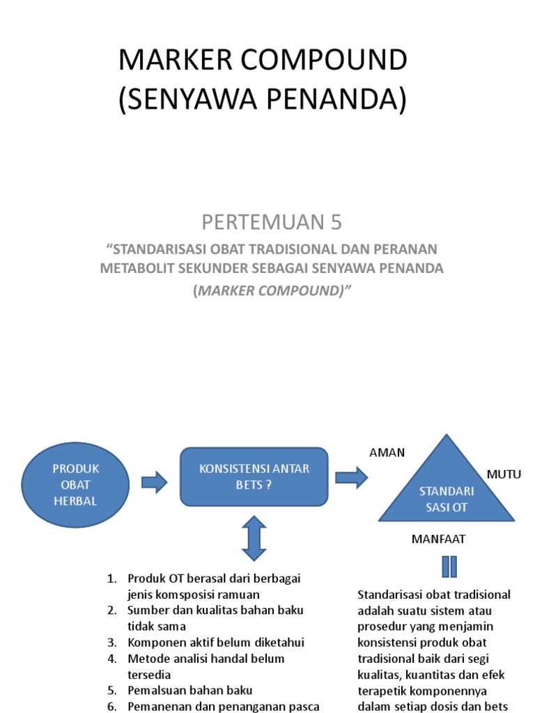 Marker Compound | PDF