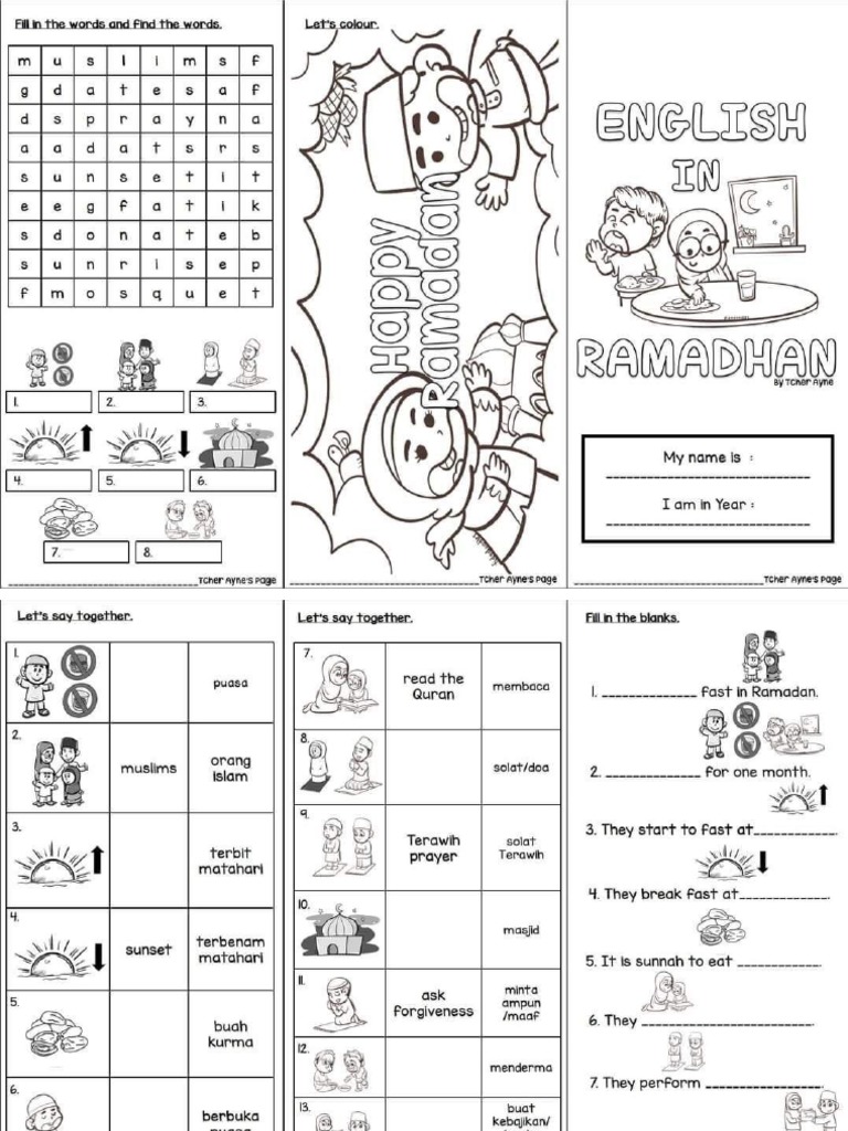 Ramadan Pamphlet Level 1 | PDF