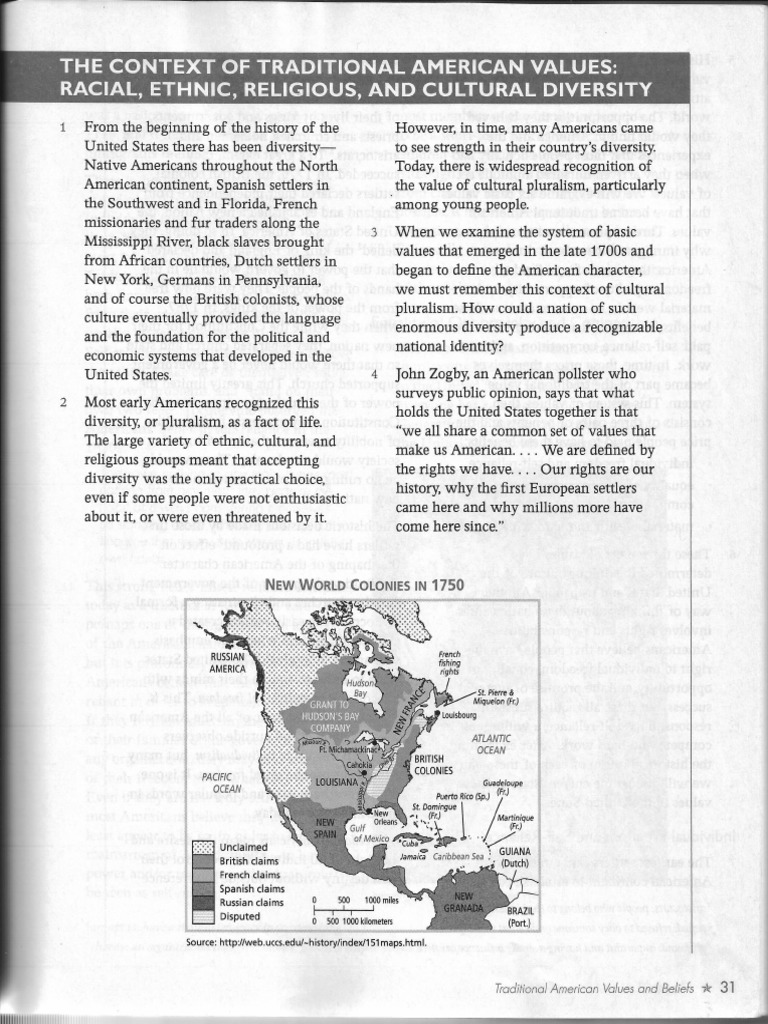 Chapter 2 - American Values | PDF