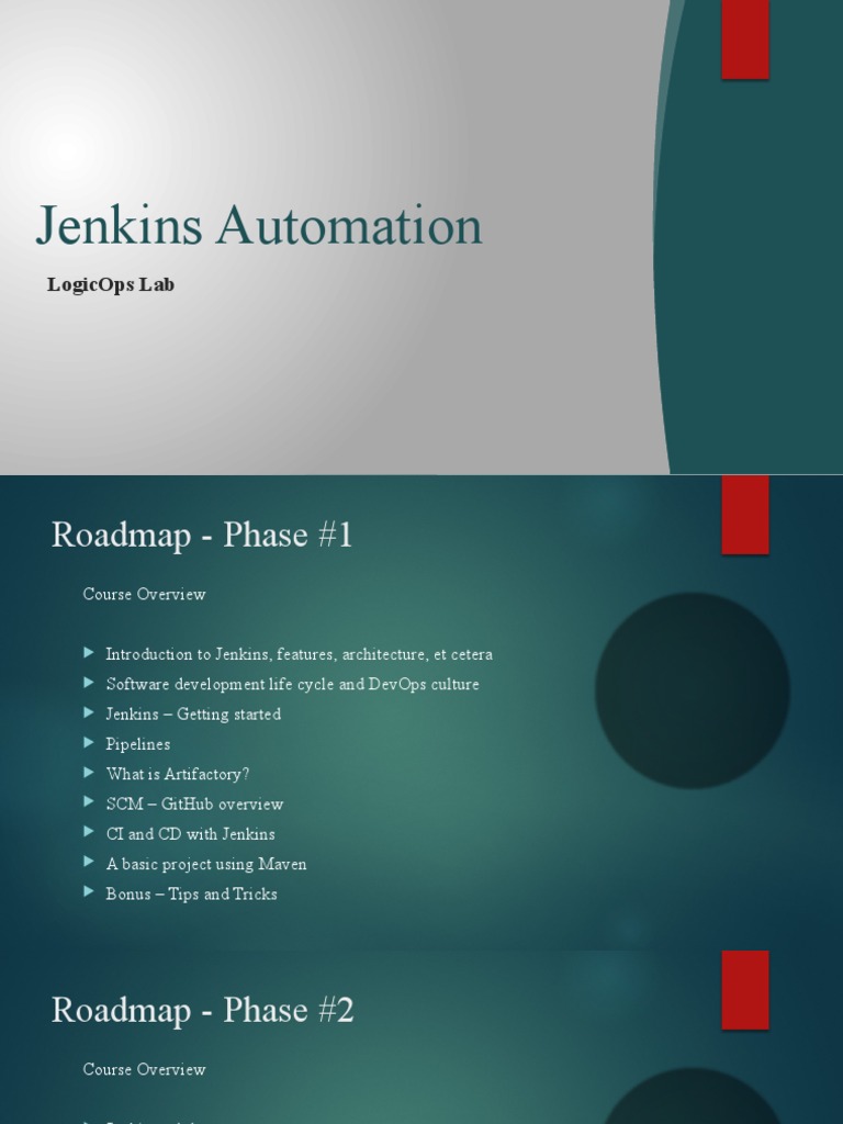 Jenkins Automation | PDF | Information Technology | Product Development