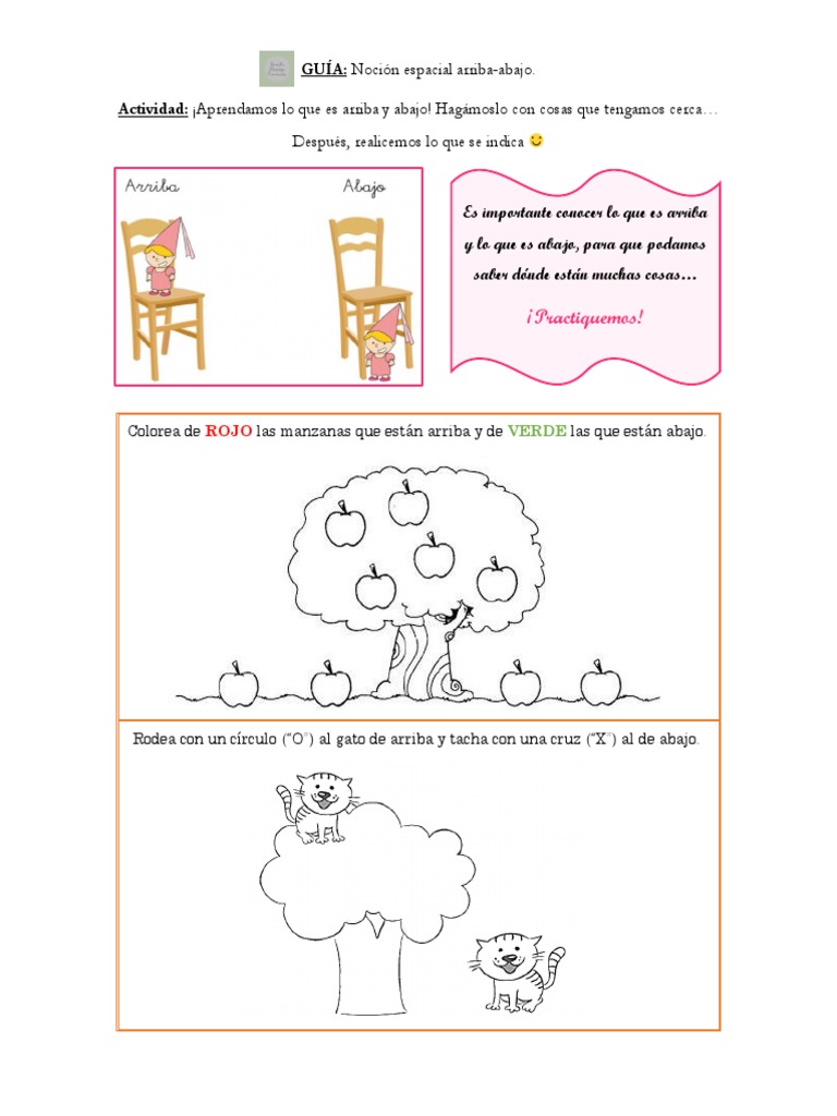 Noción Espacial Arriba-Abajo | PDF | Libros para adolescentes