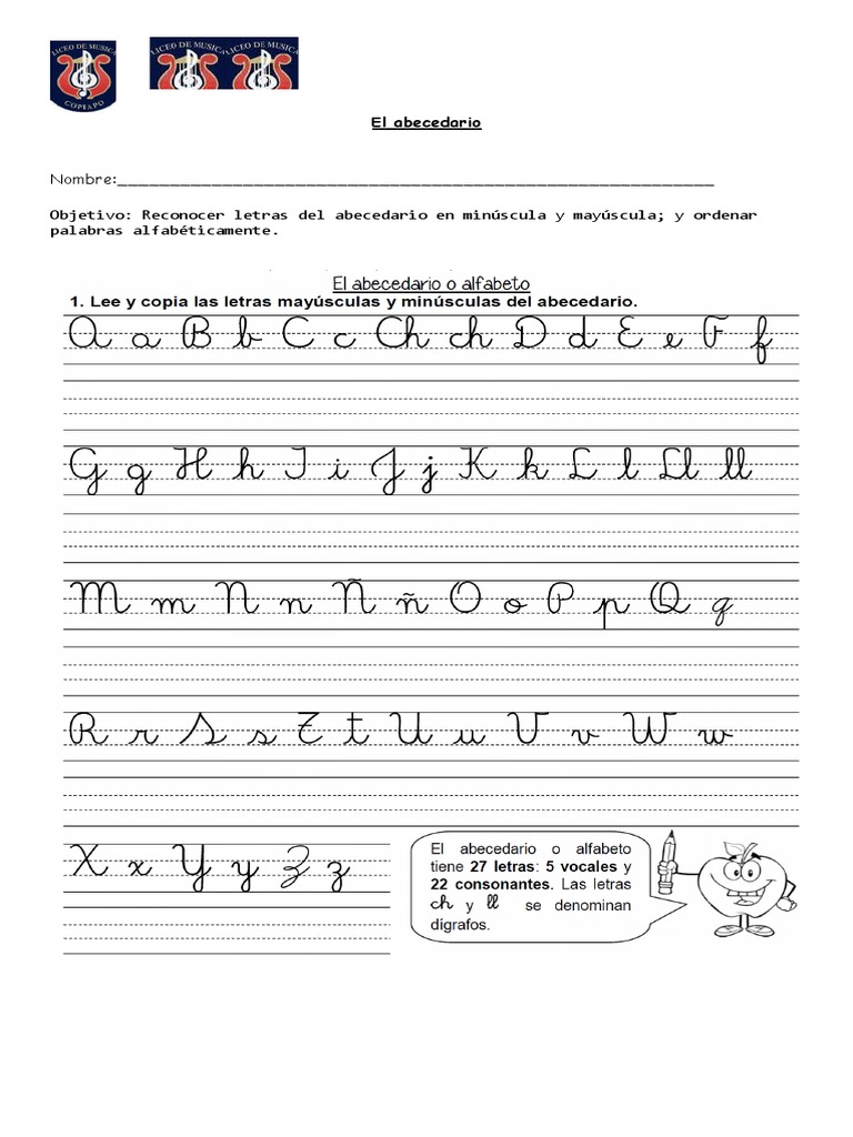 abecedario y orden alfabético | PDF