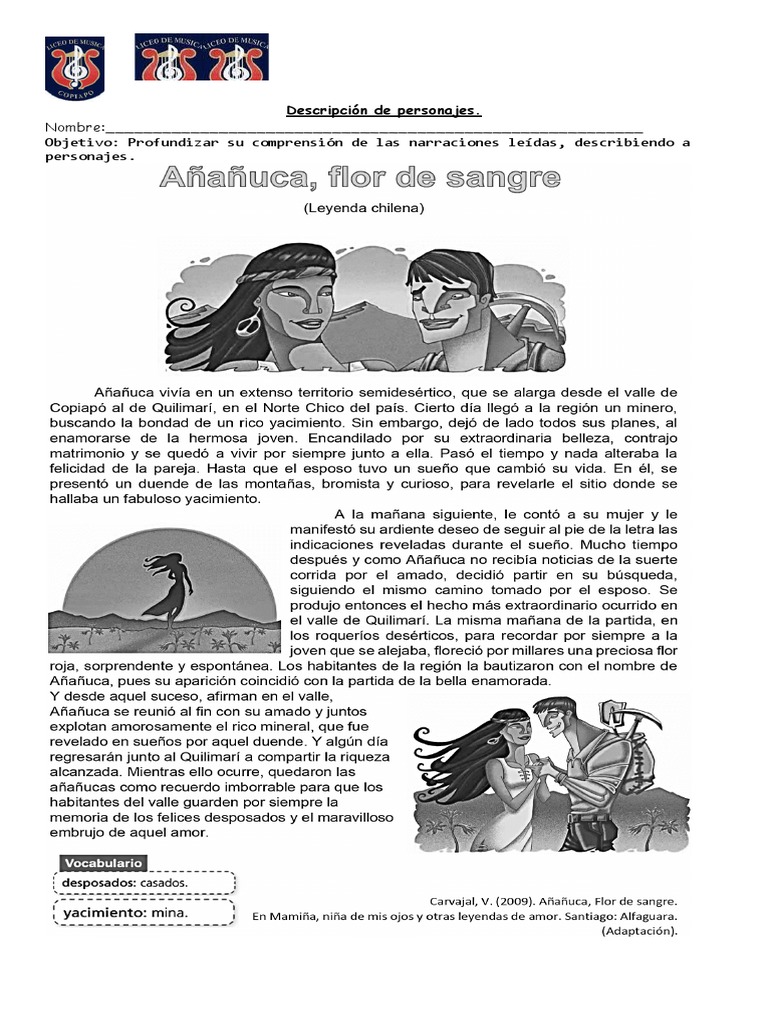 Descripción de Personajes | PDF