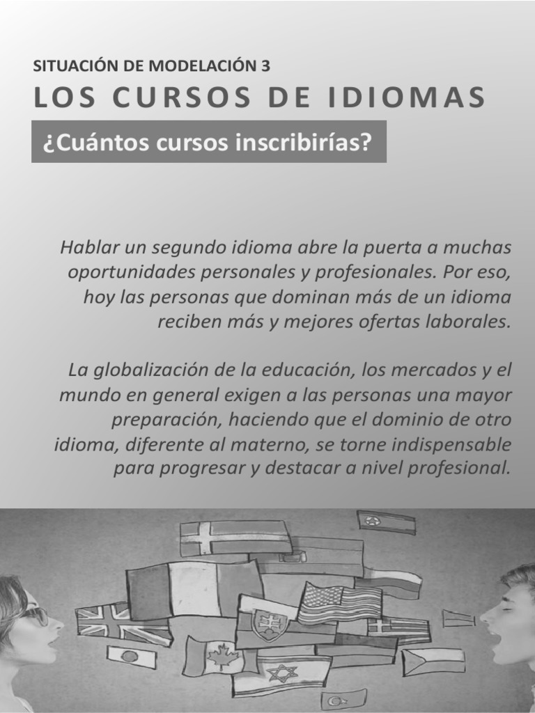 U3 SM 3 Los Cursos de Idiomas MTAE01 O2023 | PDF