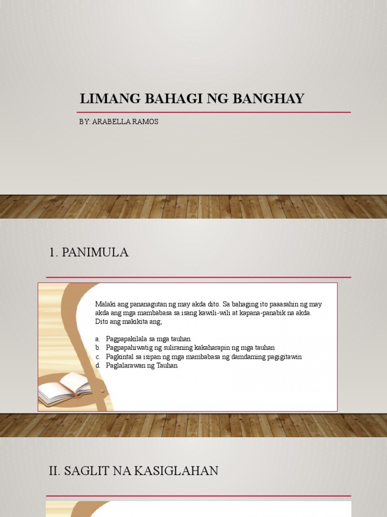 Limang Bahagi NG Banghay | PDF