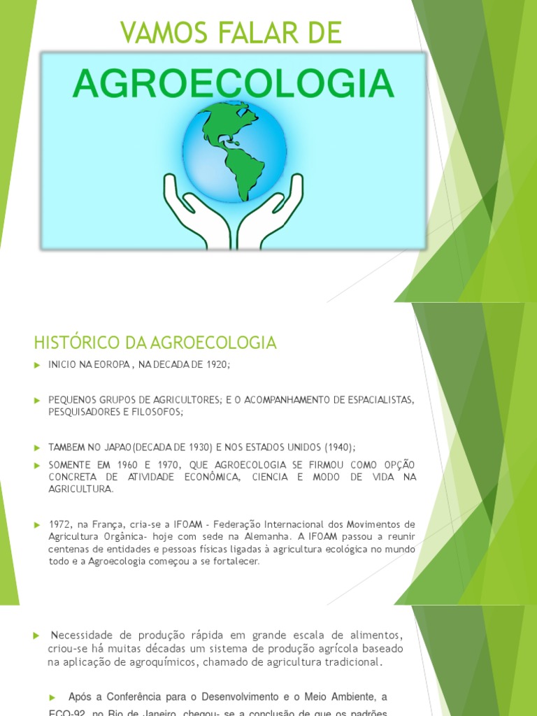 História e Conceitos da Agroecologia | PDF | Agricultura | Fertilizante