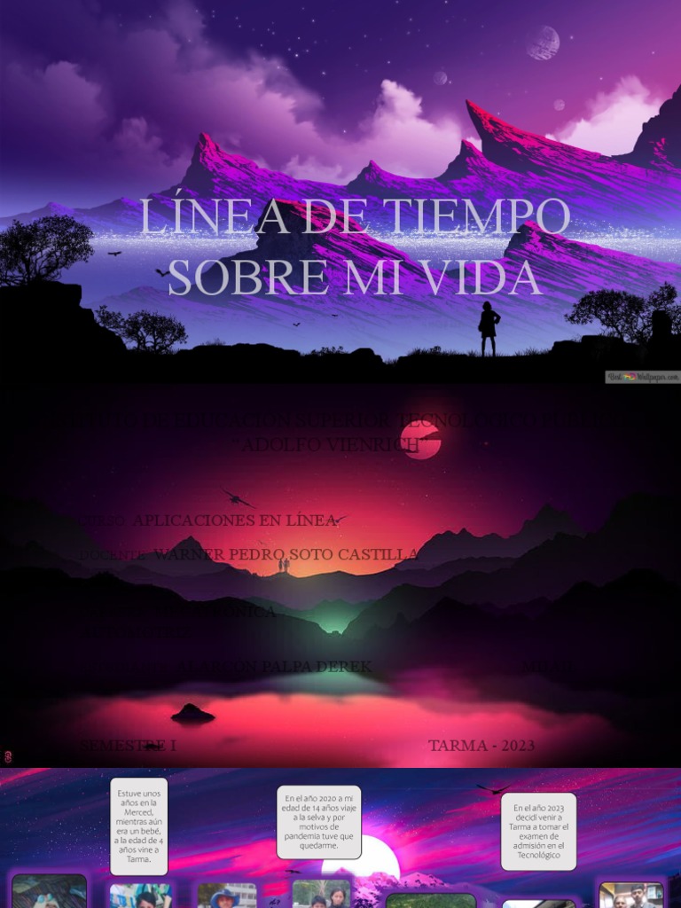 Línea de Tiempo Sobre Mi Vida | PDF