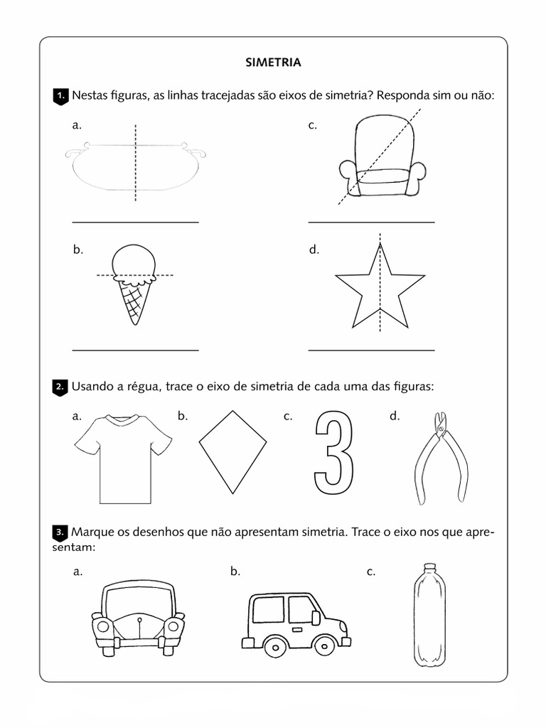 Atividade - Simetria | PDF
