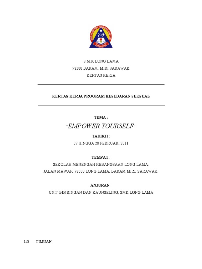 KERTAS KERJA GANGGUAN SEKSUAL | PDF