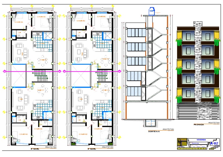 ARQUITECTURA-vivienda Multifamiliar Parte2 | PDF