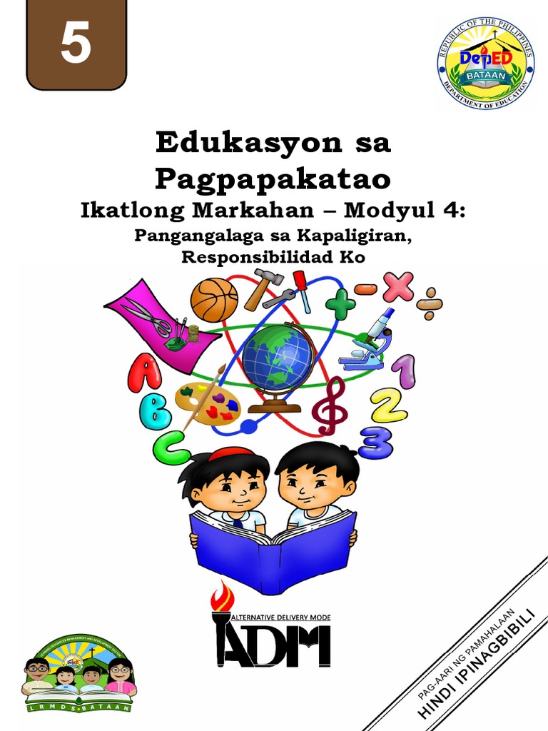 ESP5 - Module4 - Pangangalaga Sa Kapaligiran, Responsibilidad Ko | PDF