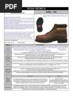 Ficha Técnica Bota Riverline GRS | PDF | Textiles | Calzado