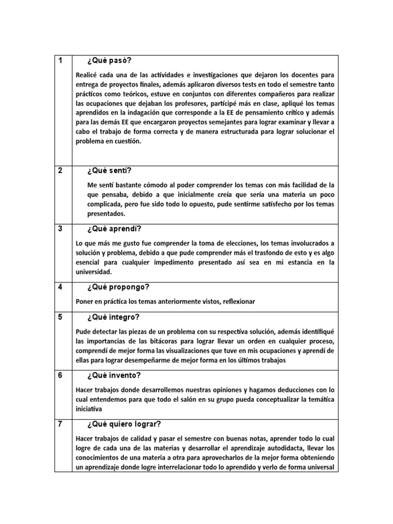 Bitacora Col | PDF | Modificación de comportamiento | Aprendizaje