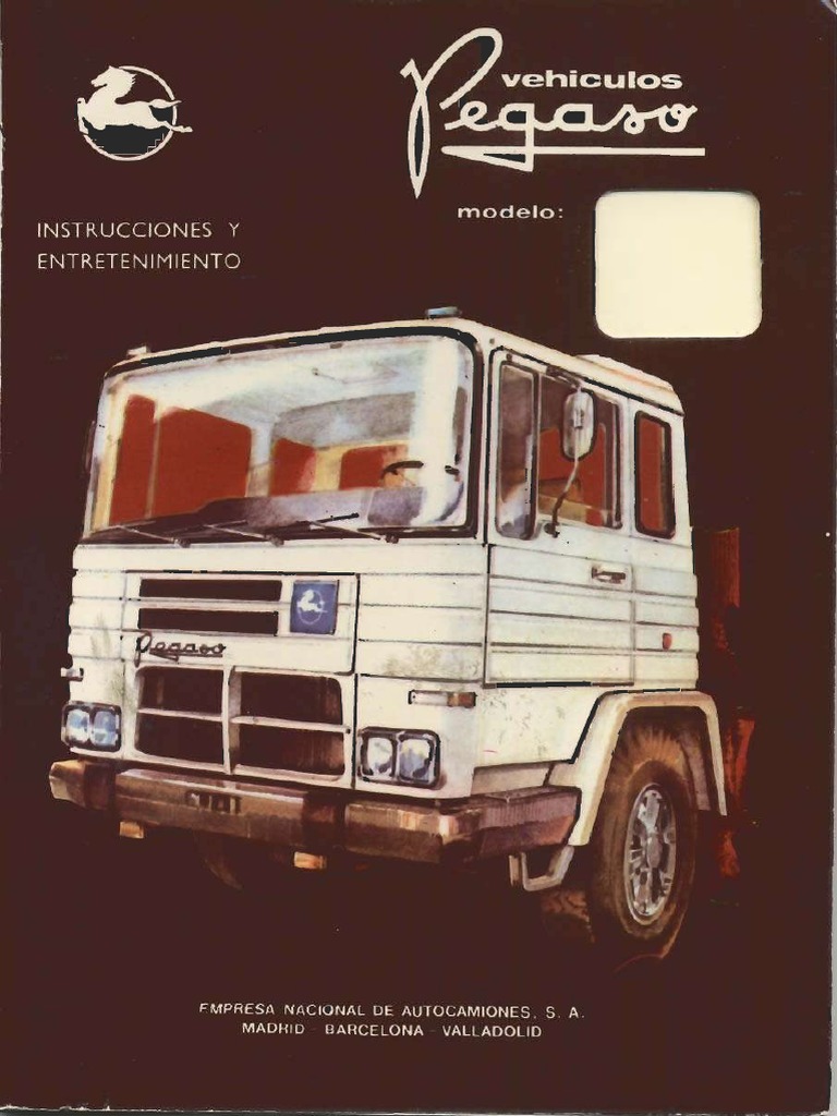 Pegaso 1086 Manual | PDF