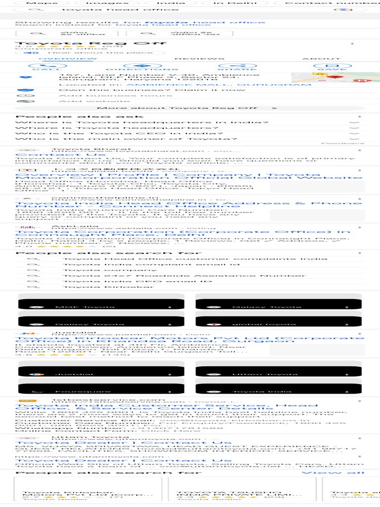 Toyata Head Office - Google Search | PDF | Toyota | Motor Vehicle