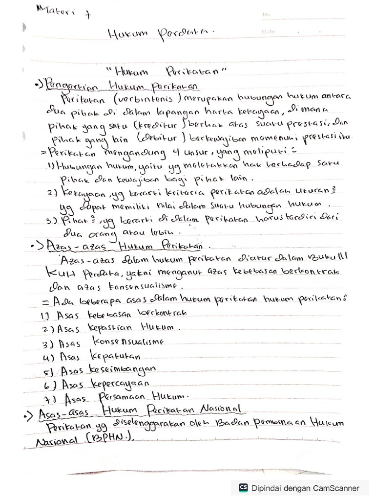 Resume 7 Hukum Perdata | PDF