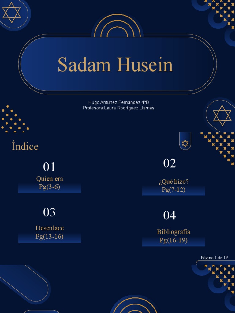 Sadam Husein | PDF | Saddam Hussein | Irak