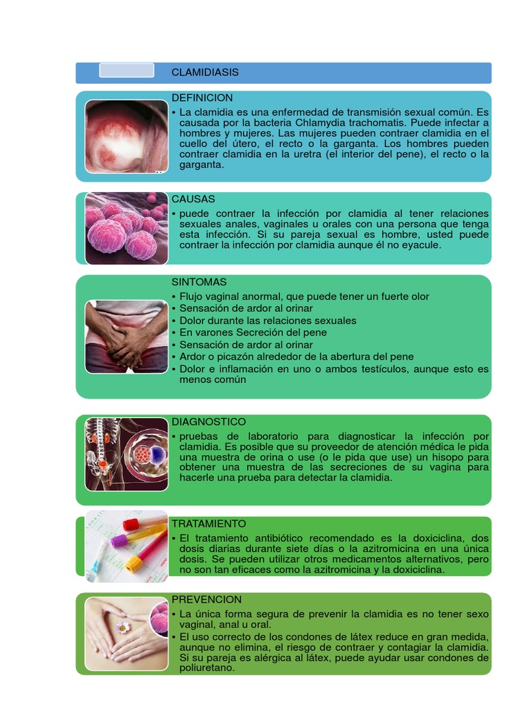 Clamidia: Síntomas y Tratamiento | PDF