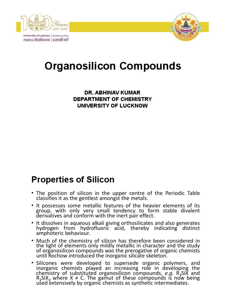 202004061919579825abhinav Organo Silicon Compounds | PDF