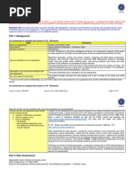 Unit IG2 Risk Assessment Sample-V5.2 | PDF | Risk | Risk Assessment