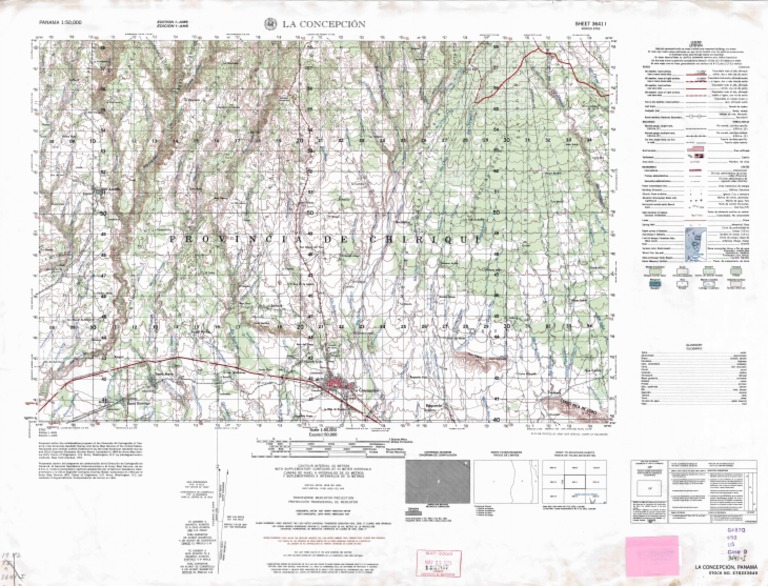 Mapa Topografico de Bugaba - 1960 | PDF