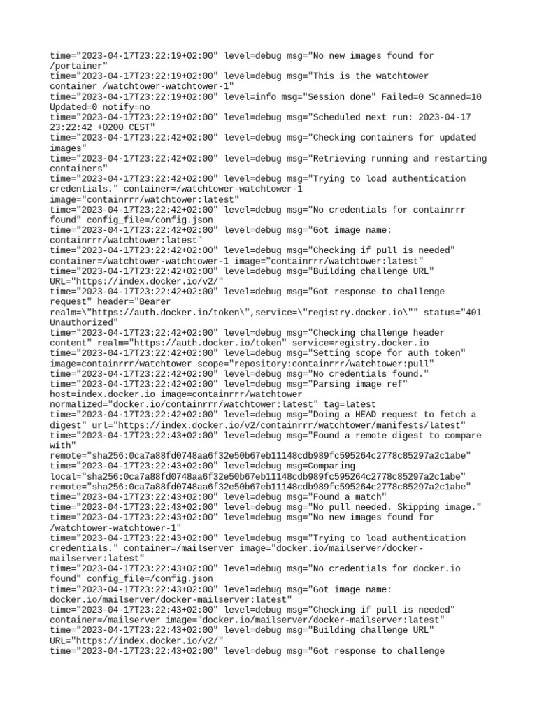Watchtower Watchtower 1 Logs | PDF | Internet & Web | Web Server