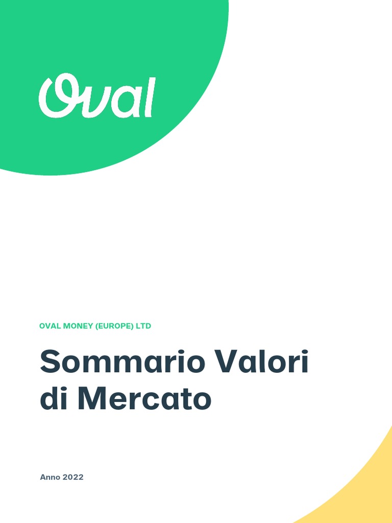 Sommario Valori Di Mercato | PDF | Investing | Money