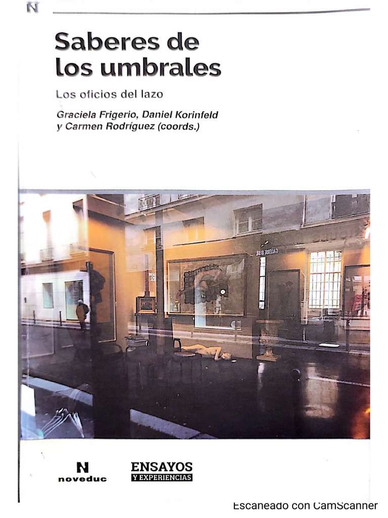 CamScanner Saberes de Los Umbrales | PDF