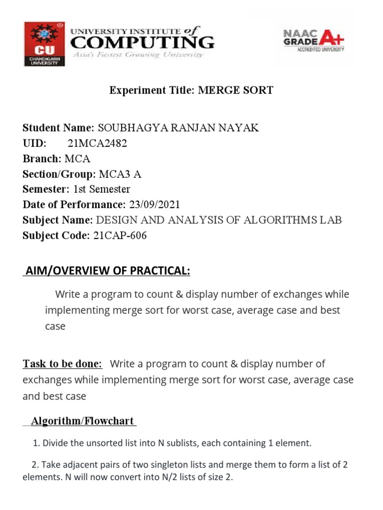2 Daa | PDF | Time Complexity | Algorithms And Data Structures 2 Daa | PDF | Time Complexity | Algorithms And Data Structures