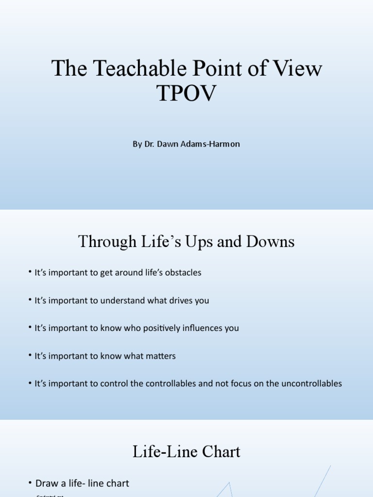 The Teachable Point of View | PDF
