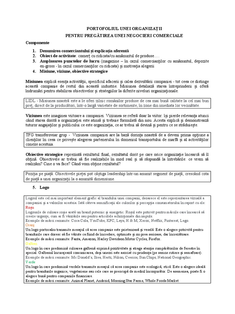 Plan de Negociere | PDF