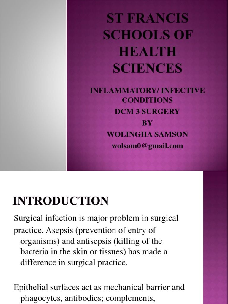 Surgical Infections 025203 | PDF | Hand | Wound