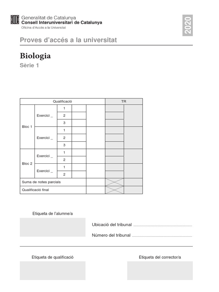 Examens Bio Sele | PDF