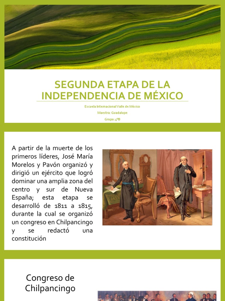 Segunda Etapa de La Independencia de México | PDF