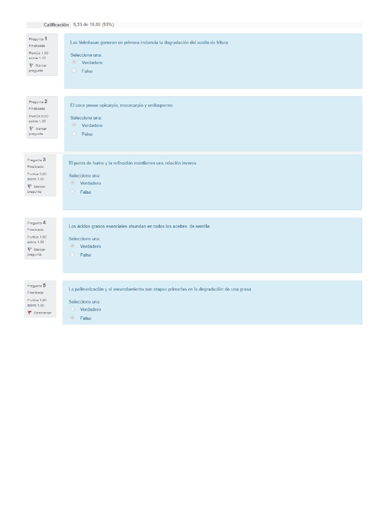 Cuestionario para Recuperación Evaluación Progreso 2 | PDF