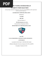 29 - MiniProject - ONLINE VOTING SYSTEM | PDF | Use Case | Class (Computer Programming)