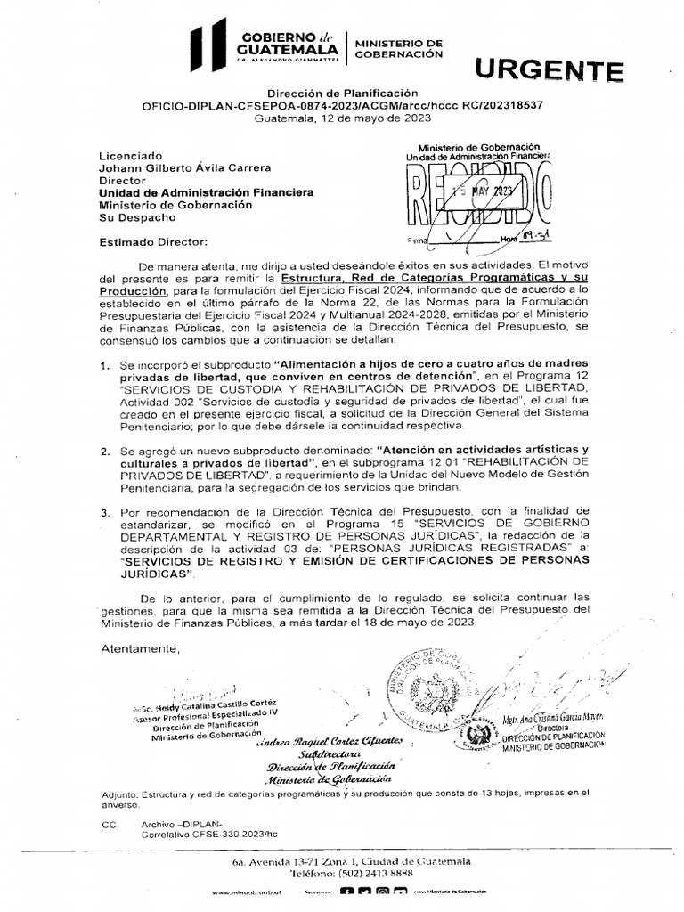 Of. 874-2023 CFS | PDF