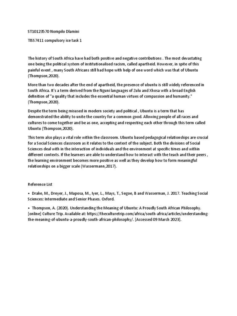 Tiss7411 Compulsory Ice Task 1 | PDF
