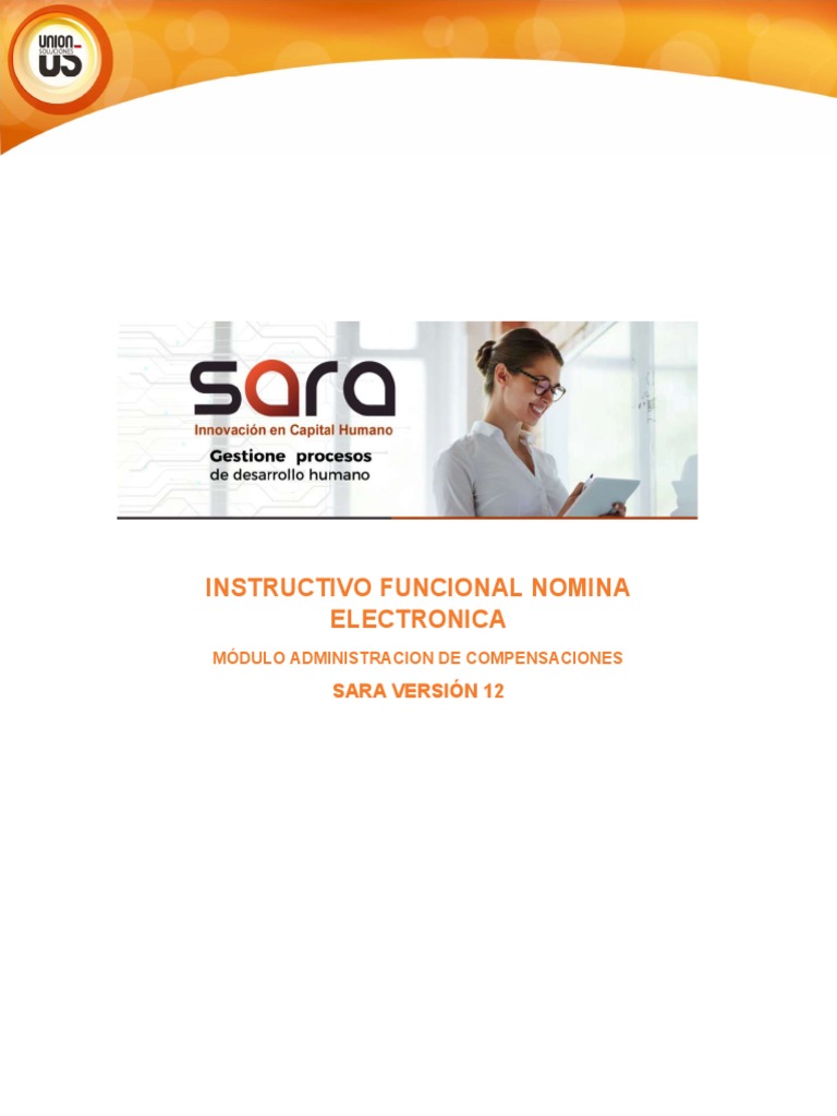 SARA: Instructivo Funcional Nomina Electronica - v5 | PDF | Finanzas y ...