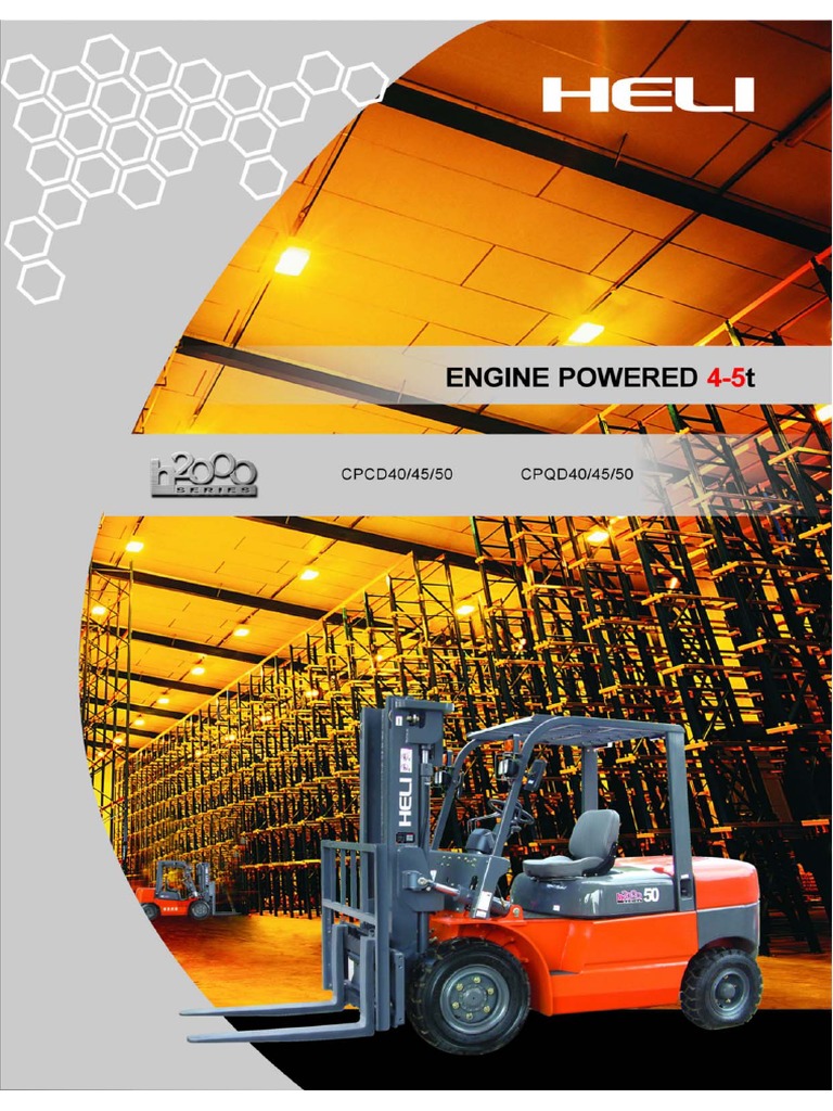 FORKLIFT HELI - IC 4-5ton H2000 Series | PDF
