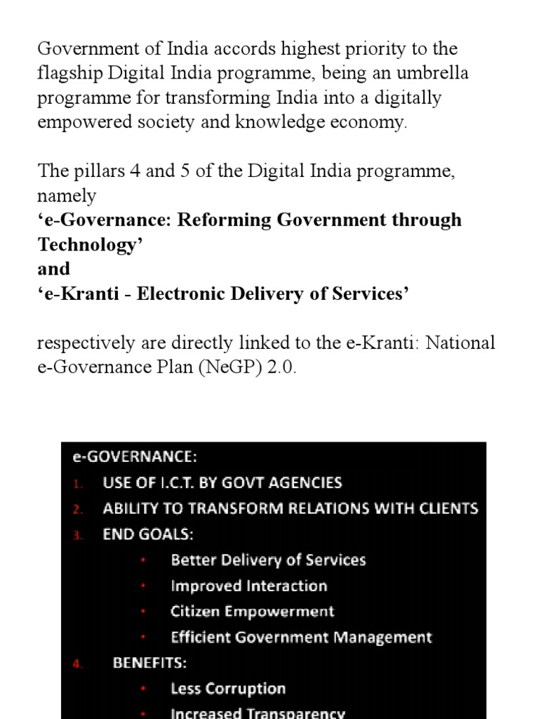 E Kranti | PDF | Governance | Computer Security