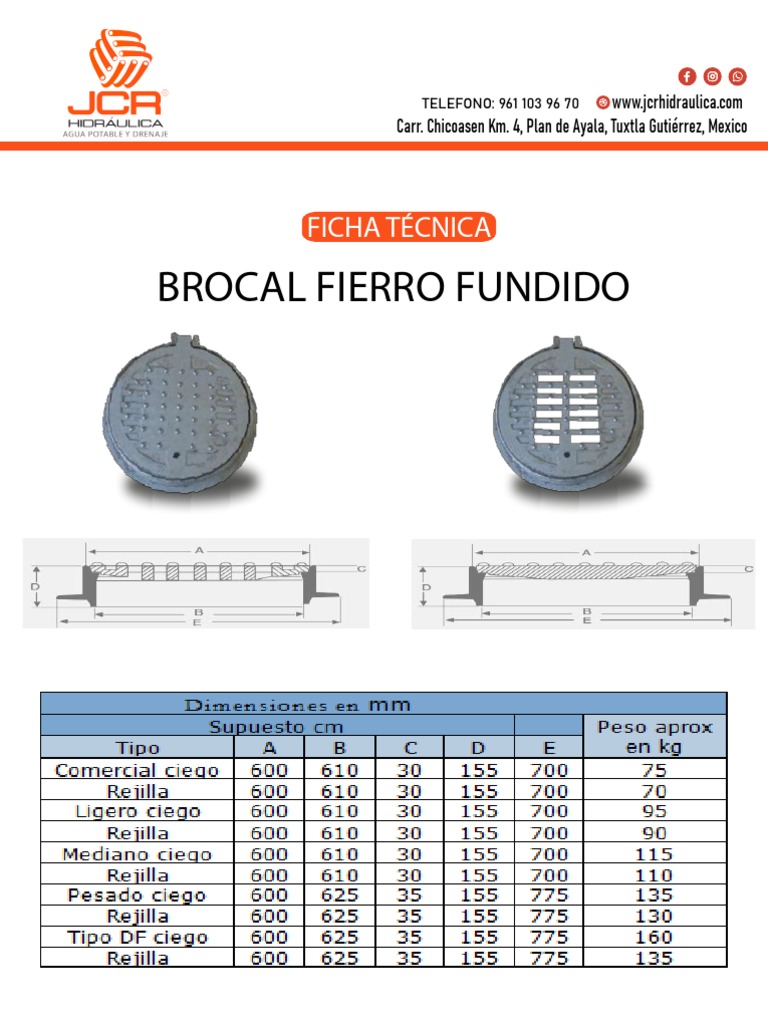 Ficha Tecnica Brocal Fofo | PDF