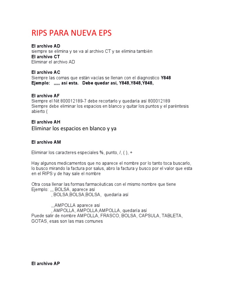 Manual para Hacer Rips Oficial | PDF